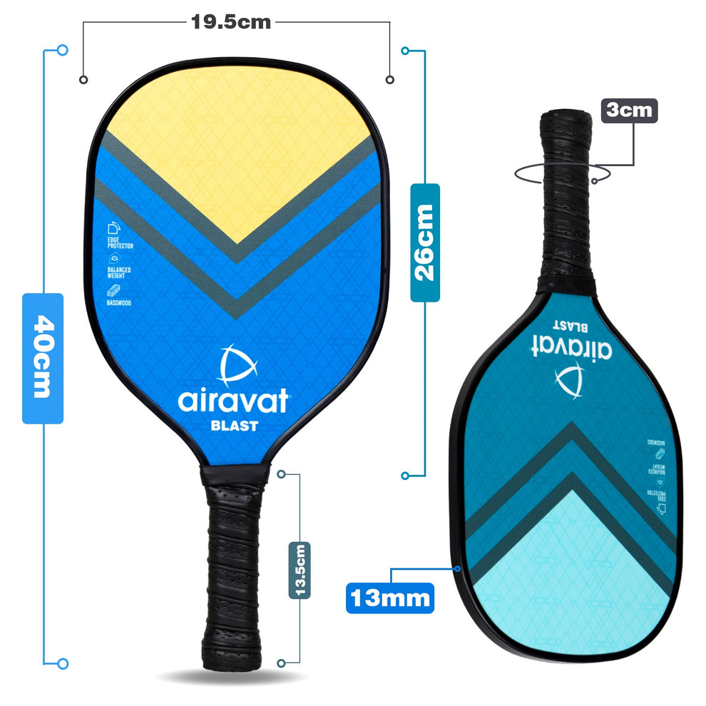 BLAST WOODEN PICKLEPADDLE - 7406 ( SET ) – Airavat